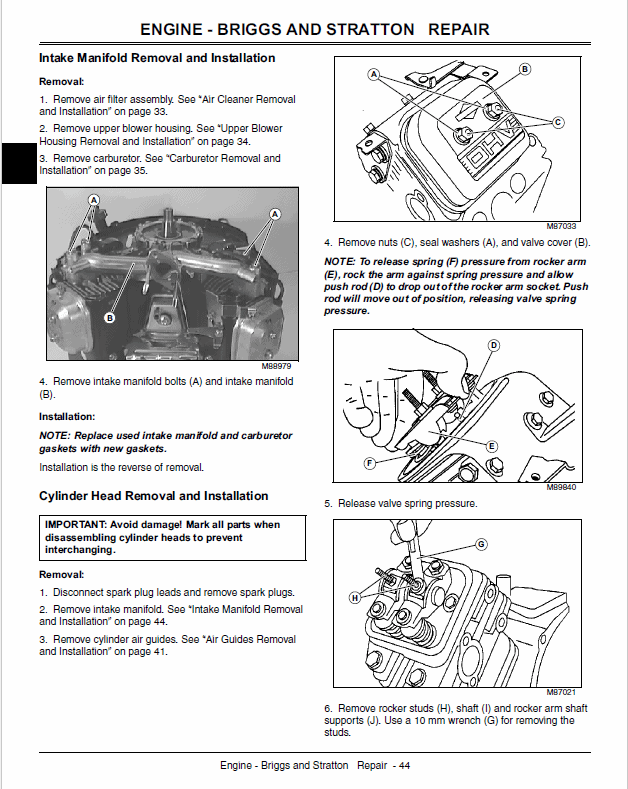 John Deere SST15, SST16, SST18 Lawn Tractor Technical Manual (TM1908)
