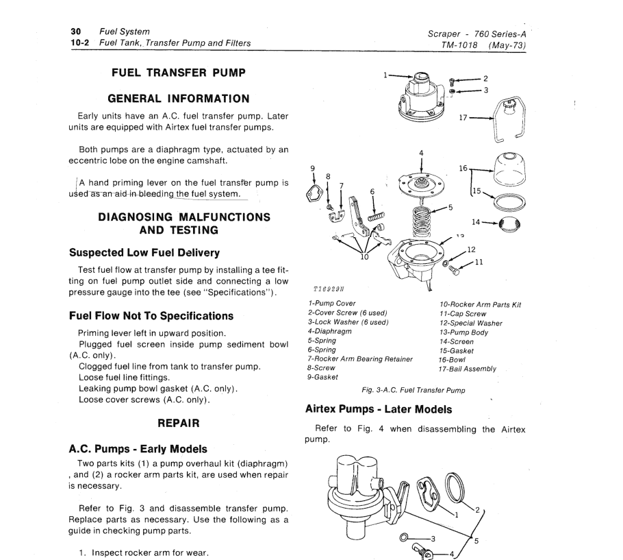 John Deere 760A Scraper Repair Technical Manual (TM1018)