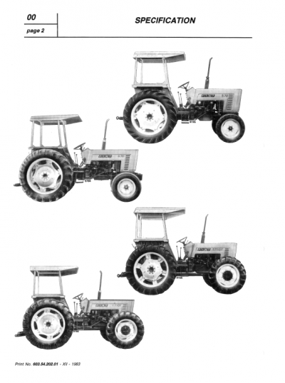 Fiat 570, 570DT, 670, 670DT Tractor Service Manual