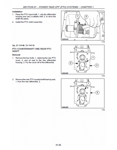 New Holland TC40DA, TC45A, TC45DA Tractor Service Manual