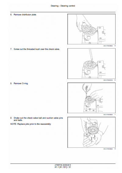 New Holland TT35, TT40, TT45 Tractor Service Manual
