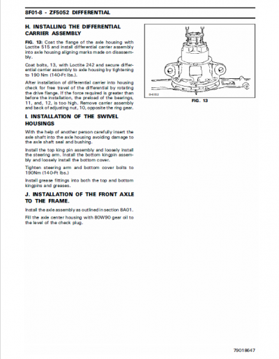 White 8510, 8610, 8710, 8810 Tractor Service Manual