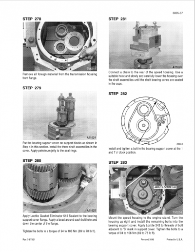 Case 7210, 7220, 7240, 7250 Pro Series Tractor Service Manual