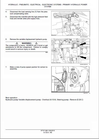 Case Puma 115, 125, 140, 155 Tractor Service Manual