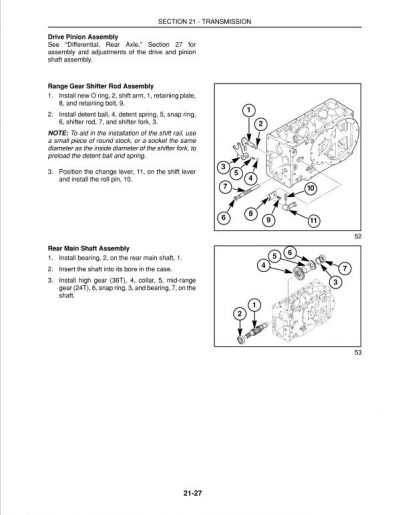 Case D25, D29, D33 Tractor Service Manual