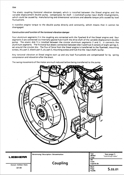 Liebherr ER900, ER902, ER912, ER922, ER932, ER942 Excavator Service Manual