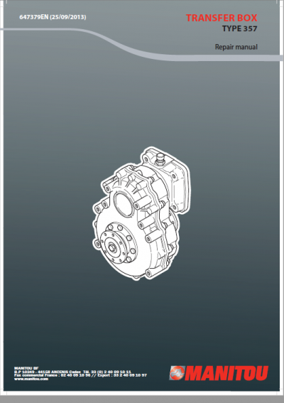 Manitou MRT-X 2150, 2550 Privilege Plus ST3A S2 Telehandler Repair Service Manual