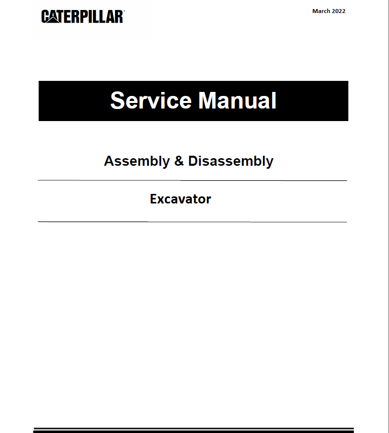 Caterpillar CAT 390D Excavator Service Repair Manual (KCZ00001 and up)