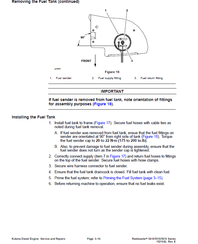 Toro Reelmaster 5410, 5510, 5610 Service Repair Manual