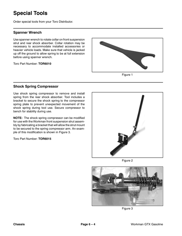 Toro Workman GTX Gasoline Service Repair Manual