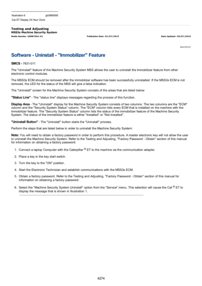 Caterpillar CAT 277B Multi Terrain Loader Service Repair Manual ...