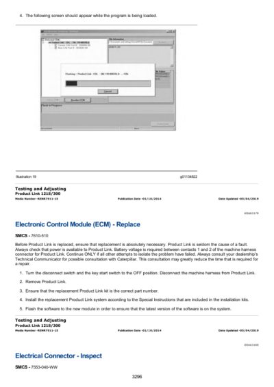Caterpillar CAT 320C U, 320C LU, 320CLU Excavator Service Repair Manual ...