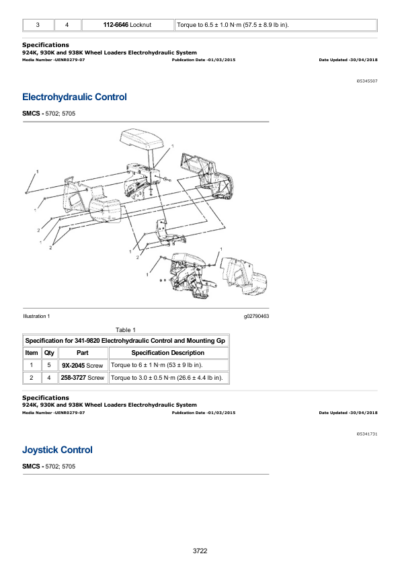 Caterpillar CAT 938K Wheel Loader Service Repair Manual (SWL00001 and up)