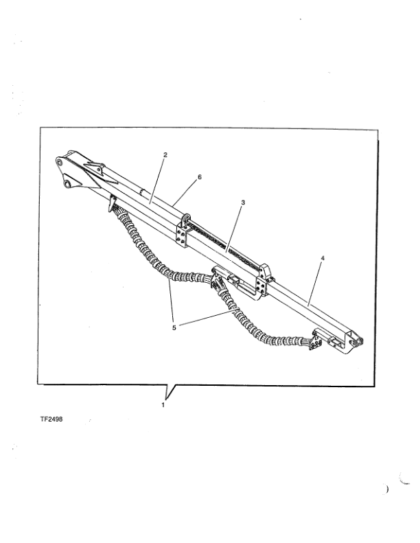 Timberjack 11m Extension Kit Booms Parts Catalog Manual - F063232