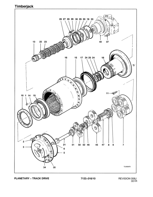 Timberjack 608L Tracked Feller Bunchers (SN 10BA1176) Parts Catalog ...