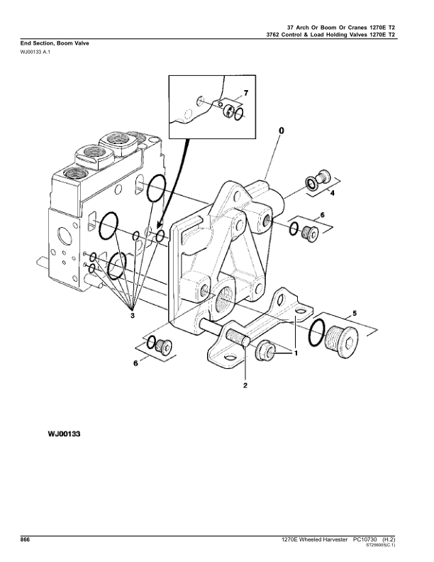 John Deere 1270E T2 Wheeled Harvesters (SN 001802-) Parts Catalog ...