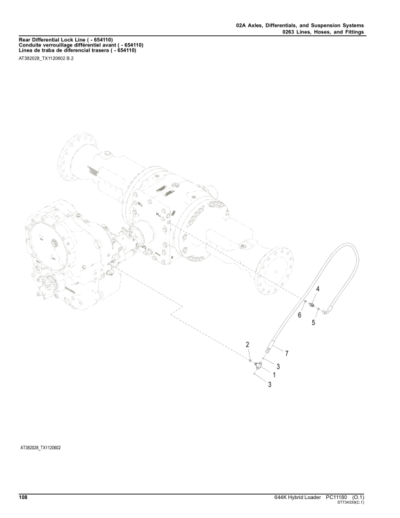 John Deere 644K HYBRID Loaders (SN 1DW644K_ E651322-) Parts Catalog ...