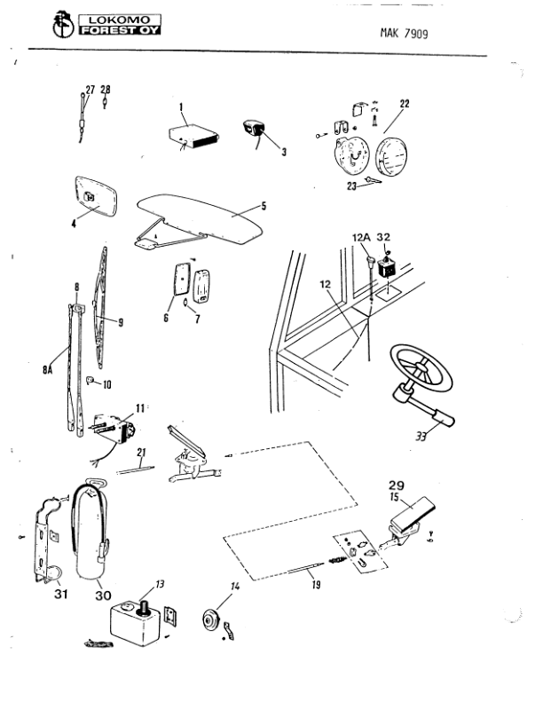 John Deere 910 Lokomo Forwarders (SN 900000-910930) Parts Catalog ...