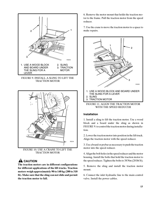 Hyster E70XL, E80XL, E100XL, E100XLS, E120XL Electric ForkLift Truck C098 Series Repair Manual (USA)