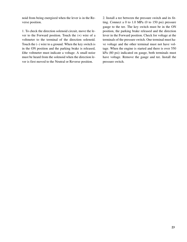 Hyster H60E, H70E, H80E, H100E, H110E Forklift Truck D005 Series Repair ...