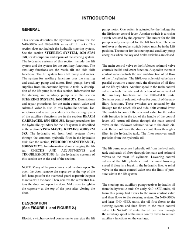 Hyster N40EA, N45EA, N50EA, N40ER, N45ER Electric Forklift Truck C138 ...