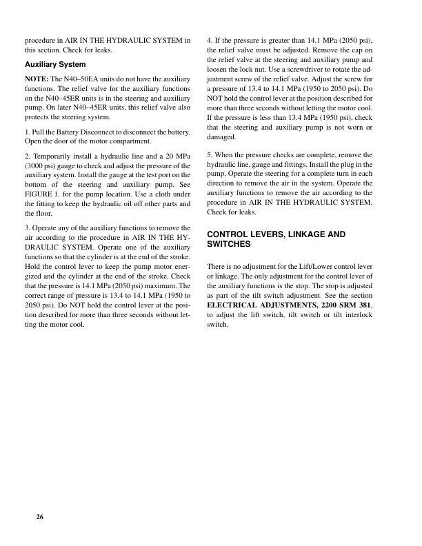 Hyster N40EA, N45EA, N50EA, N40ER, N45ER Electric Forklift Truck C138 ...