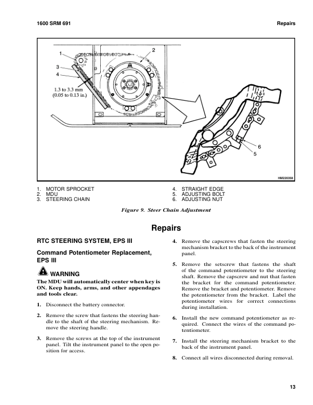 Hyster R30XM, R30XMA, R30XMF Electric Reach Truck F118 Series Repair Manual