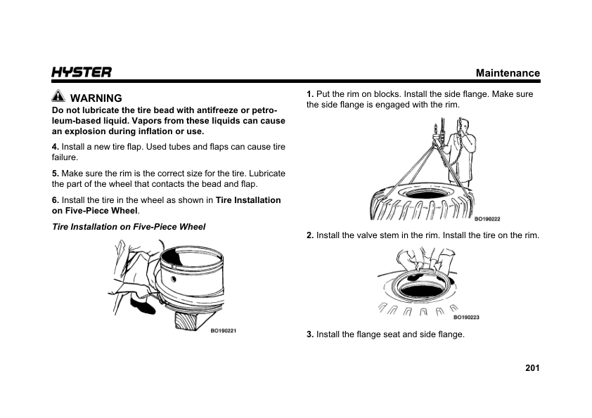 Hyster RS45-27CH, RS45-31CH Forklift Trucks B289 Series Operating And ...