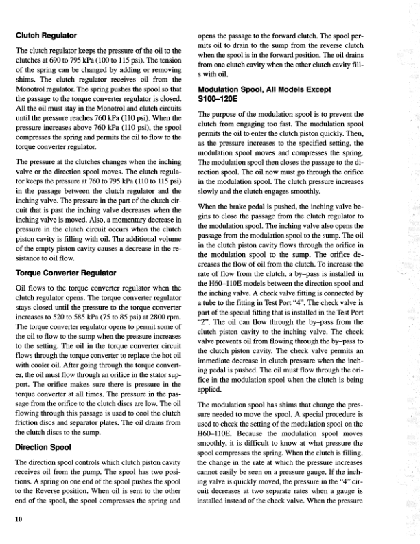 Hyster S60E, S70E, S80E, S100E, S120E Diesel & LPG Forklift Truck C004 ...