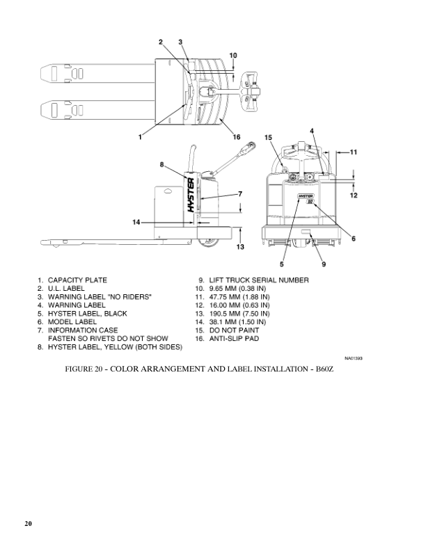Hyster W20XTC, W30XTC, W40XTC Pallet Truck A454 Series Repair Manual