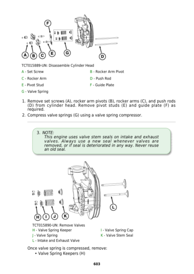 John Deere Z915B, Z915E, Z920M, Z925M EFI, Z930M, Z930M EFI, Z945M EFI ...