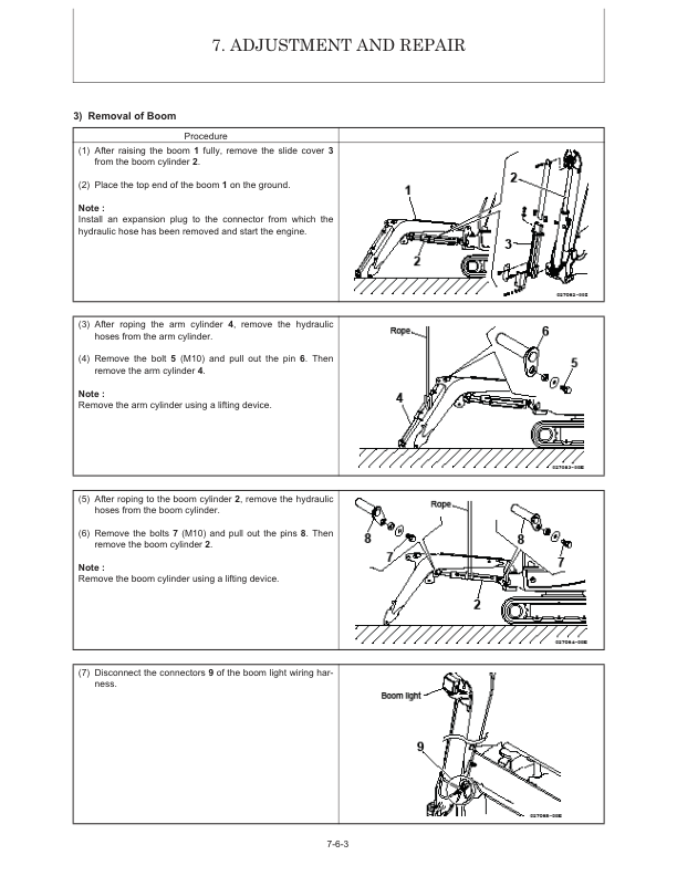 Gehl Z17, Mustang 170Z Compact Excavator Repair Service Manual