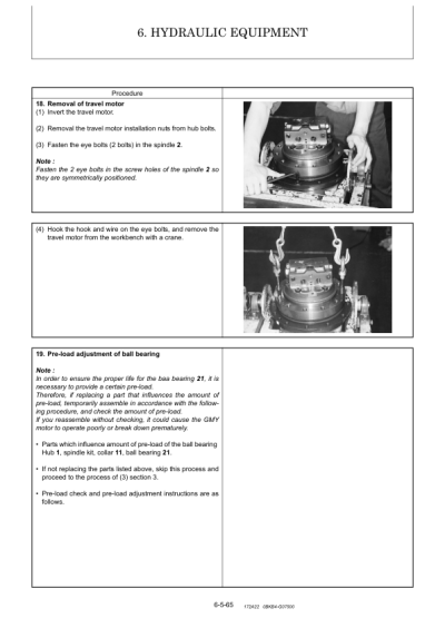 Yanmar B7-5, B7-5A Crawler Excavator Service Repair Manual