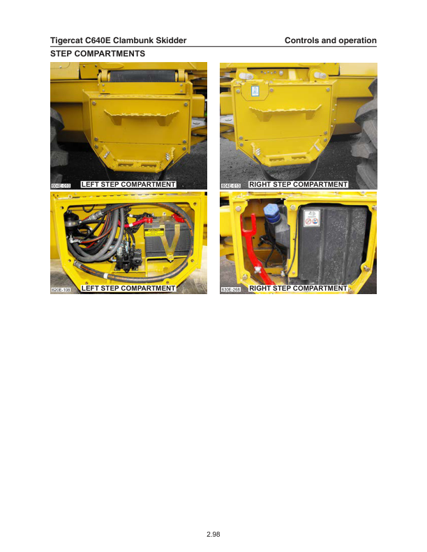 Tigercat C640E Skidder Operators and Engine Manual (6402001 – 6402500)
