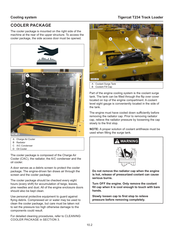 Tigercat T234 Loader Repair Service Manual