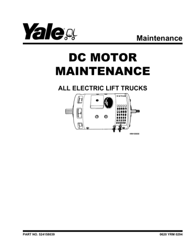 Yale ESC030FA, ESC035FA, ESC040FA Forklift A883 Service Repair Manual