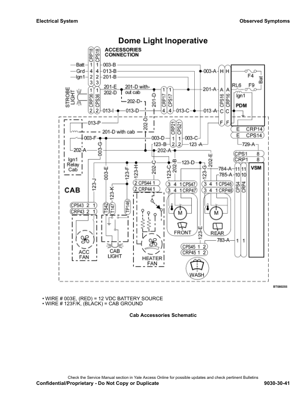 Yale GP080VX, GP090VX, GP100VX, GP110VX, GP120VX Forklift G813 Series ...
