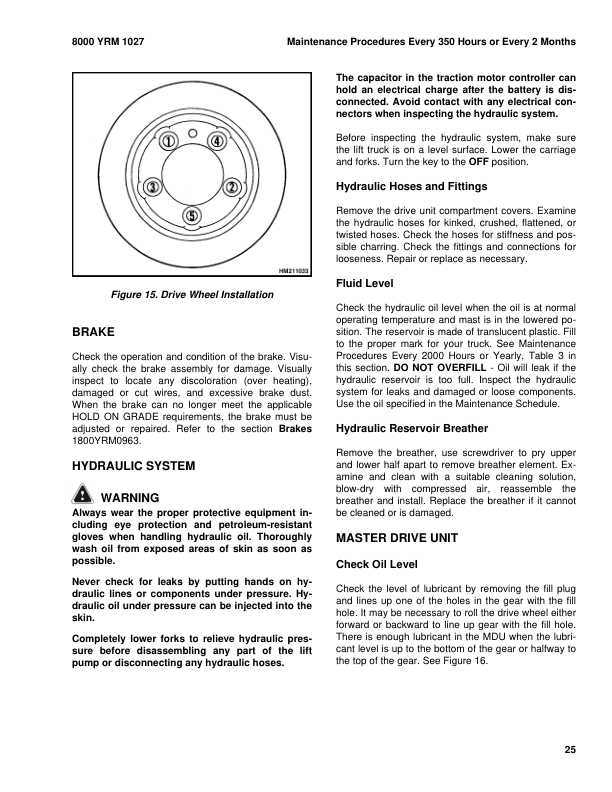 Yale MCW025E, MCW030E, MCW040E Walkie Counterbalanced Stacker D819 ...