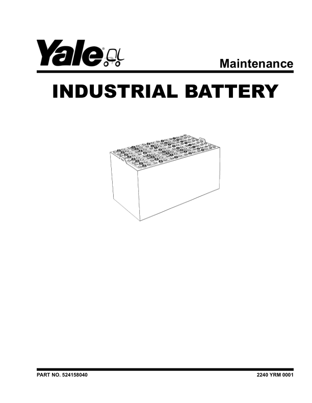 Yale MSW030E, MSW040E Stacker C820 Service Repair Manual