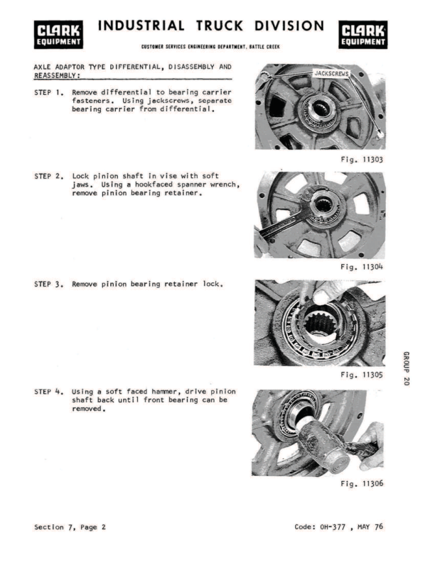 Clark EC500-30, EC500-35, EC500-40, EC500-45, EC500-50, EC500-55 ...