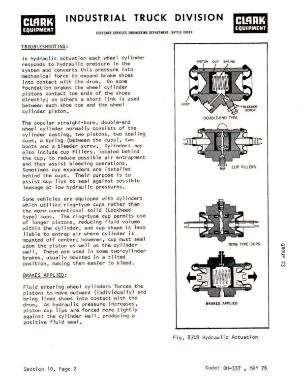 Clark EC500-30, EC500-35, EC500-40, EC500-45, EC500-50, EC500-55 ...