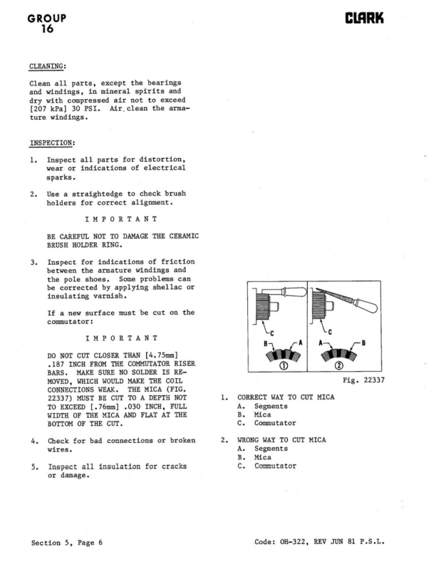 Clark NST20, NS20, NSP20, NST30, NS30, NSP30, NST40, NS40, NSP40 ...