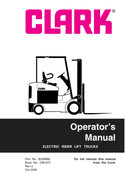 Clark TMX 12, TMX 13, TMX 15s, TMX 15, TMX 17, TMX 18, TMX 20, TMX 20x ...