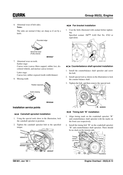 Clark C15CL, C25CL, C30CL, C30CL, C32CL Forklift Service Repair Manual ...