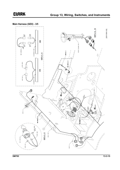 Clark GEX16, GTX16, GEX18, GTX18, GEX20S, GTX20S Forklift Service ...