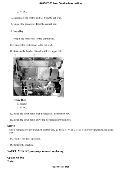 Volvo A40G FS Articulated Dump Truck Repair Service Manual