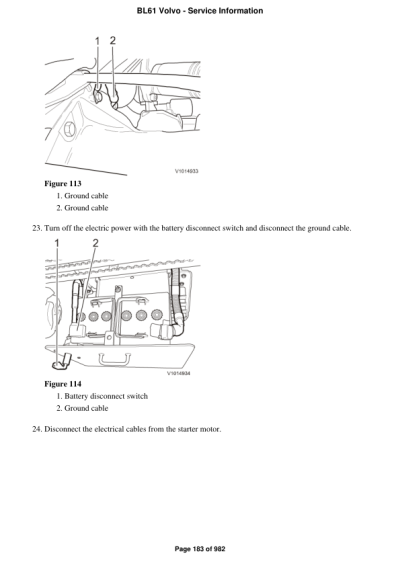 Volvo BL61 Backhoe Loader Repair Service Manual