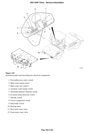 Volvo DD112HF Asphalt Compactors Repair Service Manual