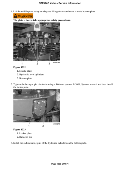 Volvo FC2924C Excavator Repair Service Manual