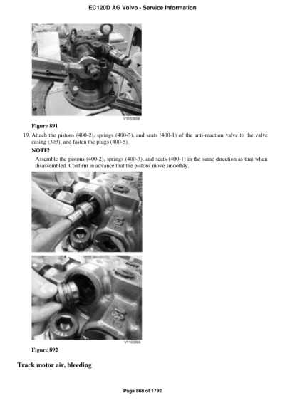 Volvo EC120D AG Excavator Repair Service Manual